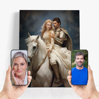 The Princess and Glorious Knight Royal Portrait – The Royal Portraits